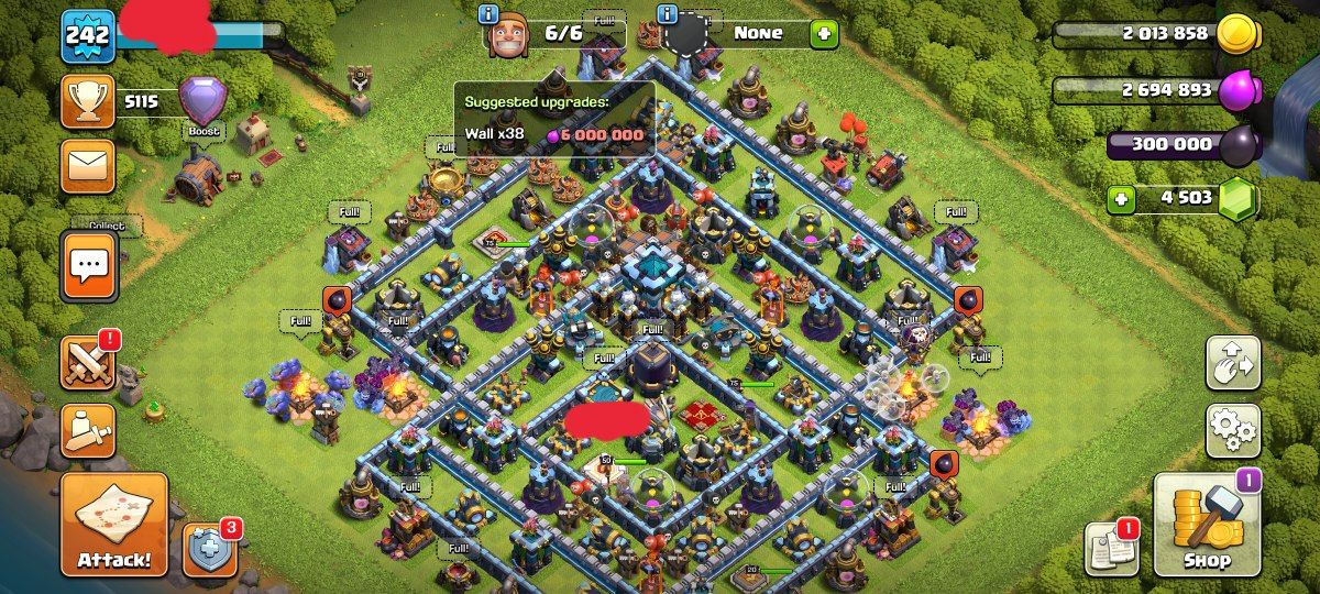 Sold - TH13 - 500+ XP Level - 200+ XP Level - Android and iOS - TH13 ...